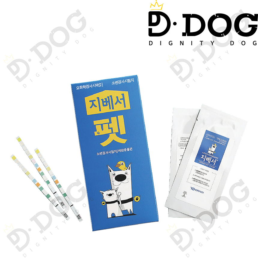 DIGNITY DOG 】 지베서 Dog urine test strip Dogs health check-up for self ...