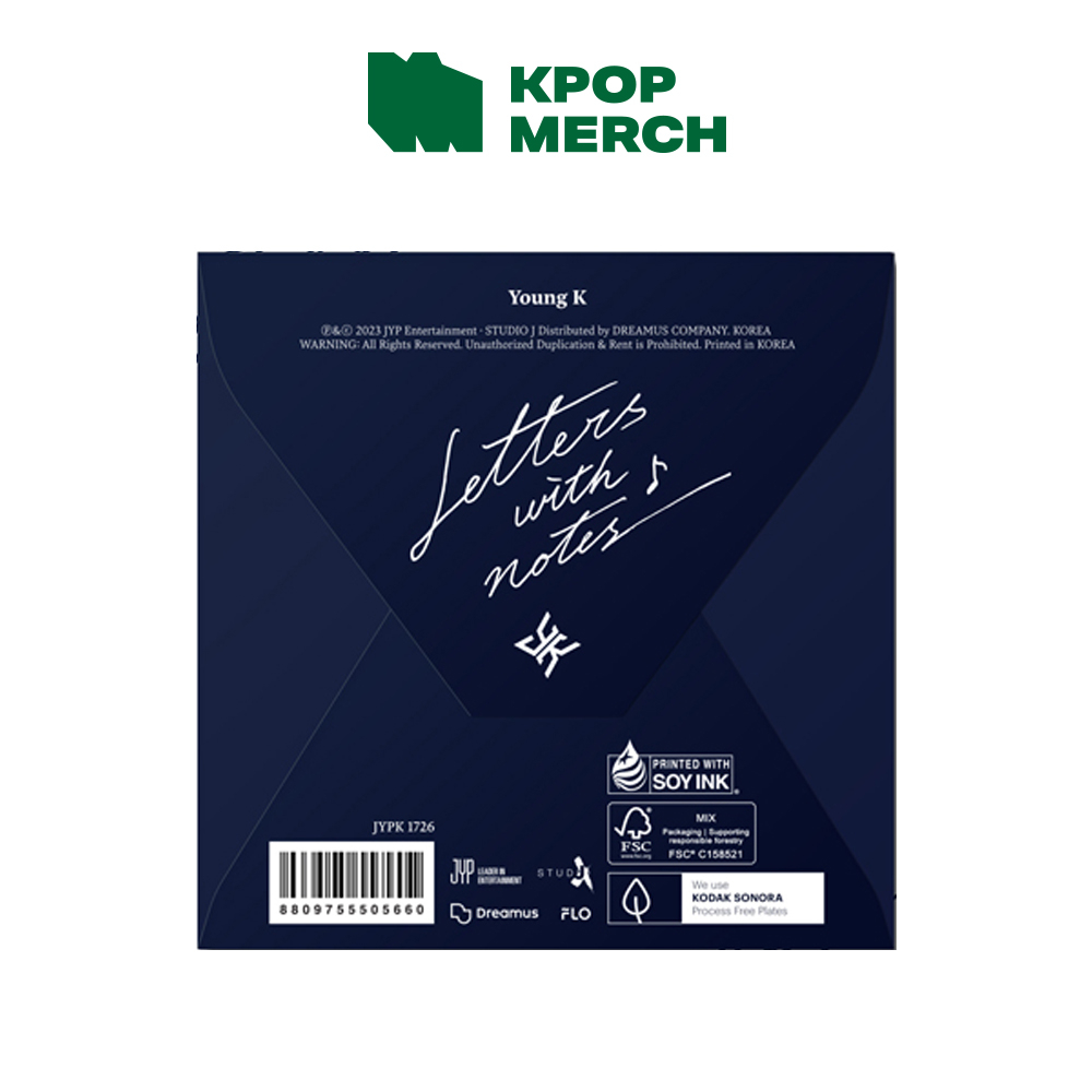 DAY6 Young K - 1st Full album [ Letters with notes ]_Digipack version ...