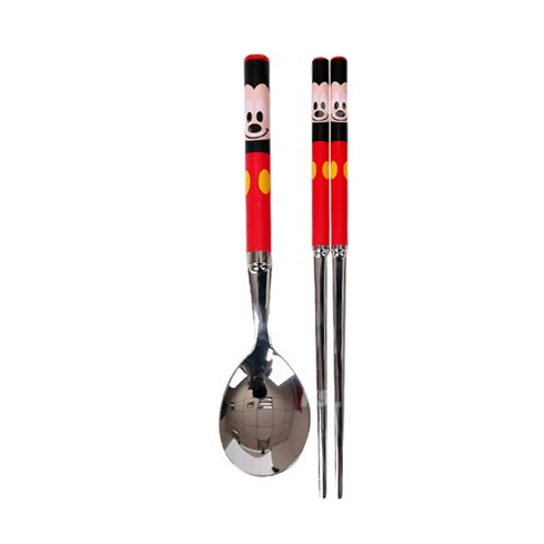 Disney Authentic Mickey Mouse Stainless Steel Reusable Utensils ...
