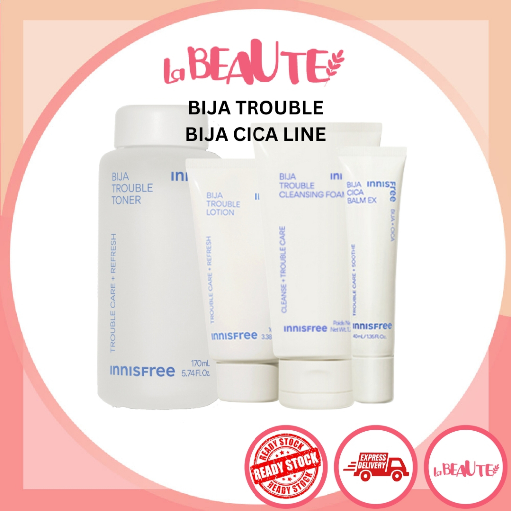 Innisfree Bija Trouble Collection (Bija Lotion/ Bija Trouble Toner ...