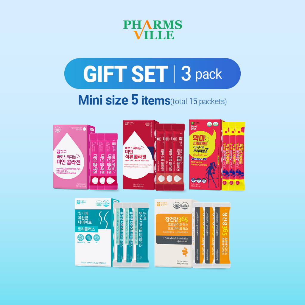 [GIFT SET-NOT FOR SALE] Set mini size 5 items (total 15 packets ...