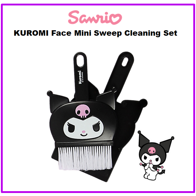 [SANRIO] KUROMI Face Mini Sweep Cleaning Set | Shopee Malaysia