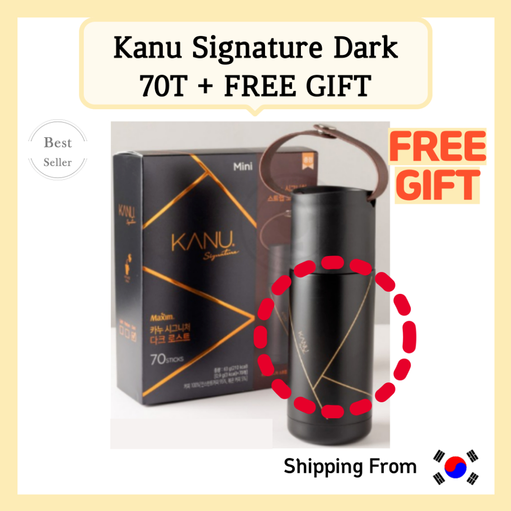Maxim Kanu Coffee Signature Dark Roast 70T + Coffee Gift / mini 12T ...