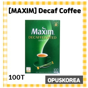 [Maxim] Decaf Coffee Decaffeinated Coffee 100T _ Instant Coffee Mix ...