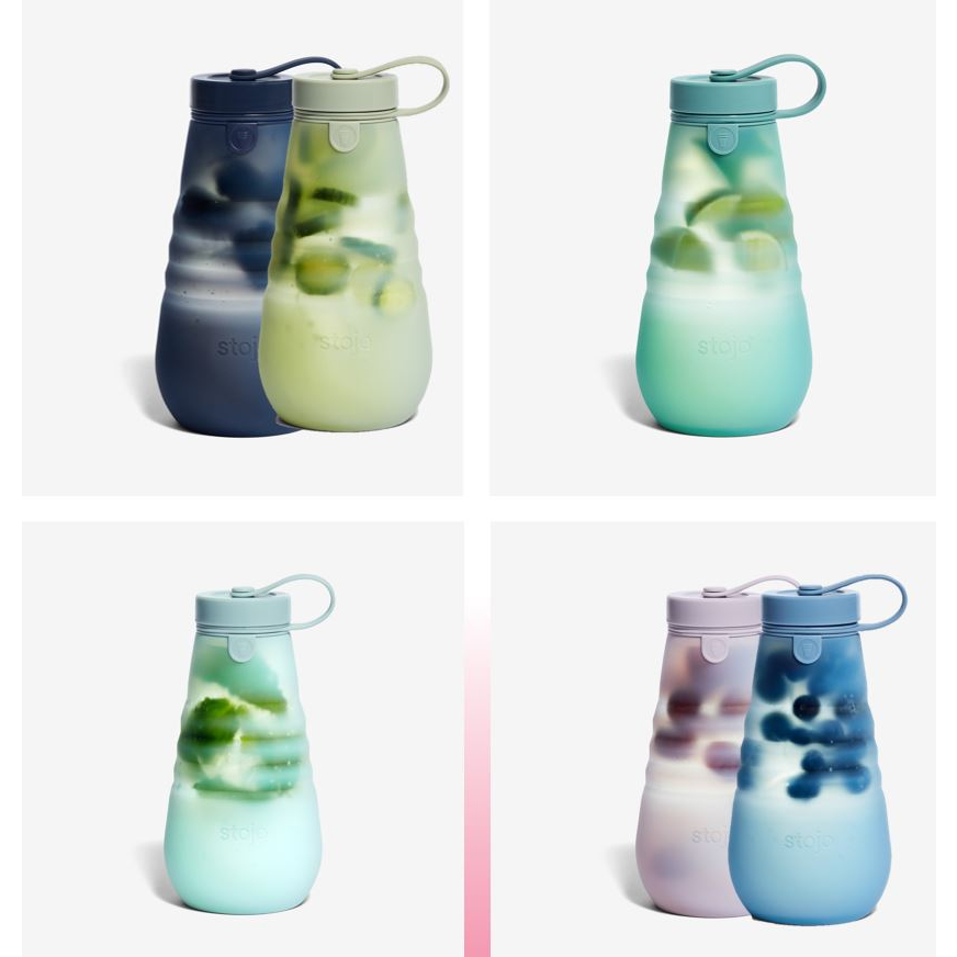Stojo Water Bottle Translucent Collection 20oz (590ml) | Shopee Malaysia