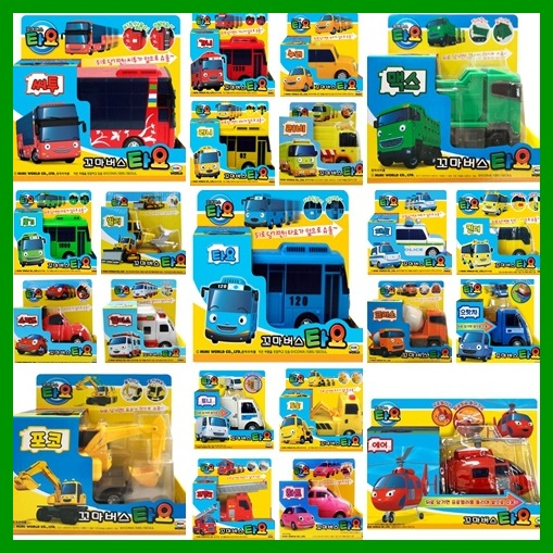 KOREA 🇰🇷 Tayo the little Bus Toy 28 type Collection TAYO ROGI LANI GANI ...