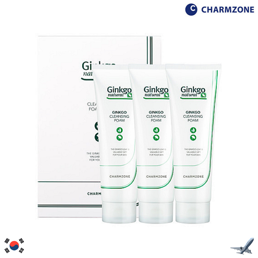 CHARMZONE natural GINKGO CLEANSING FOAM 540ml (3p) | Shopee Malaysia