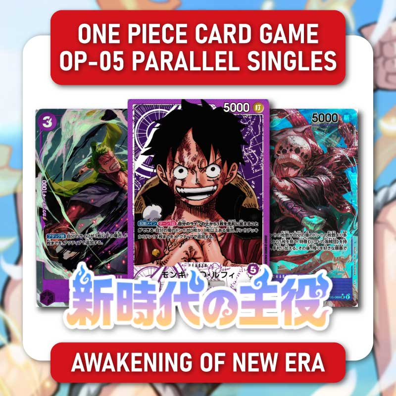 One Piece Card Game - OP05 Parallel [AA] card singles [AWAKENING OF NEW ERA] | Shopee Malaysia