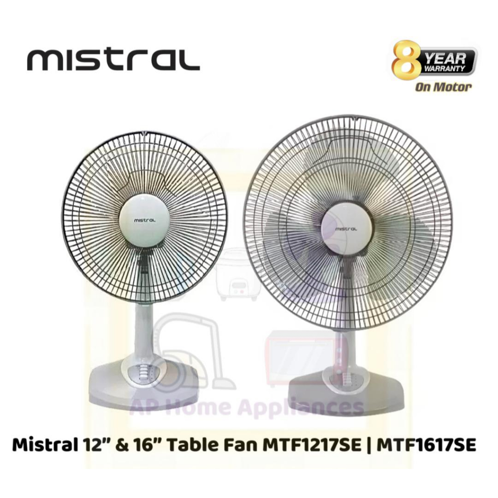 Mistral Table Fan - MTF1217SE | MTF 1217SE(12") / MTF1617SE | MTF ...