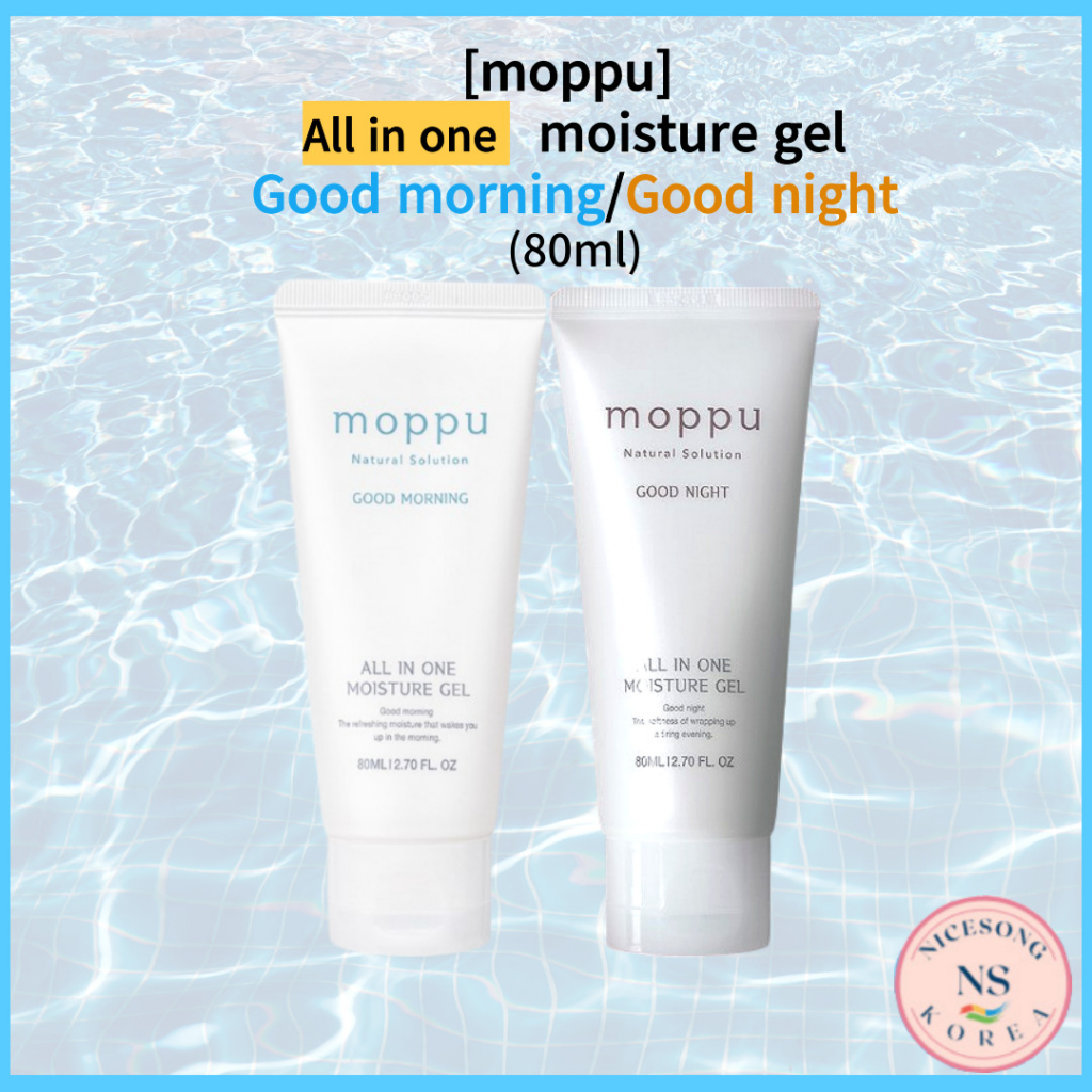 [moppu]All In One Moisture Gel 80g Good morning/Good night Made in Korea | Shopee Malaysia