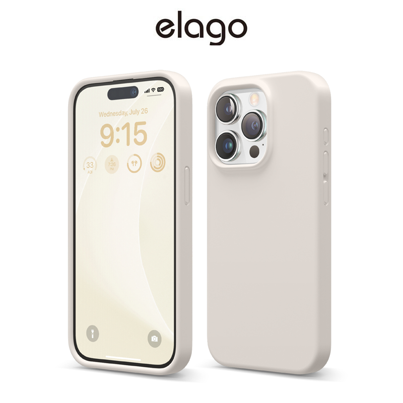 elago iP15 Pro (6.1 inch) Premium Liquid Silicone case Compatible for ...