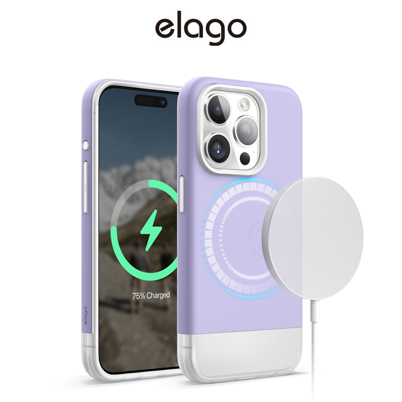 elago iP15 Pro & Pro Max Magnetic Glide case Compatible for iPhone 15 Pro and iPhone 15 Pro Max ...
