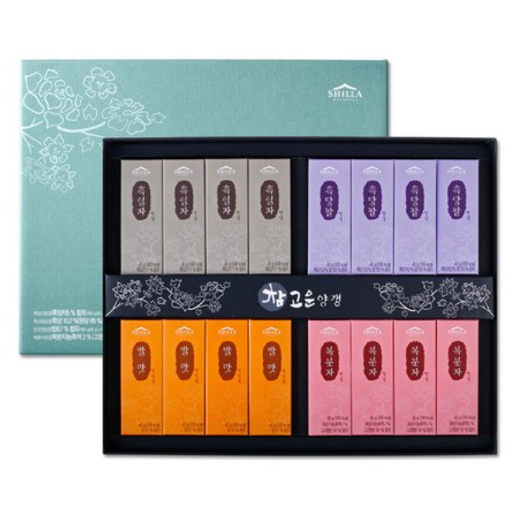 Korean traditional snack yanggaeng gift set luxury dessert red bean ...