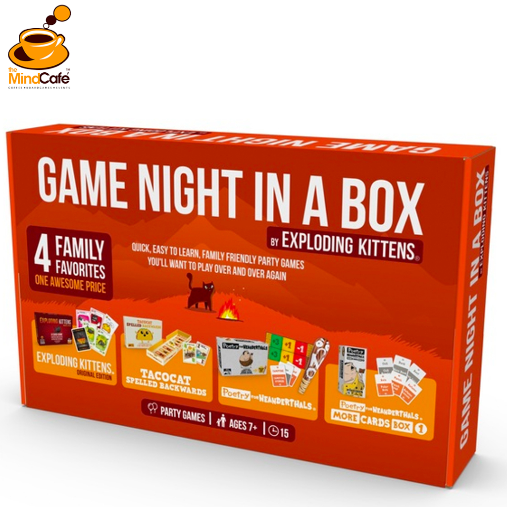 Exploding Kittens Game Night In A Box (Limited Edition) | Shopee Malaysia