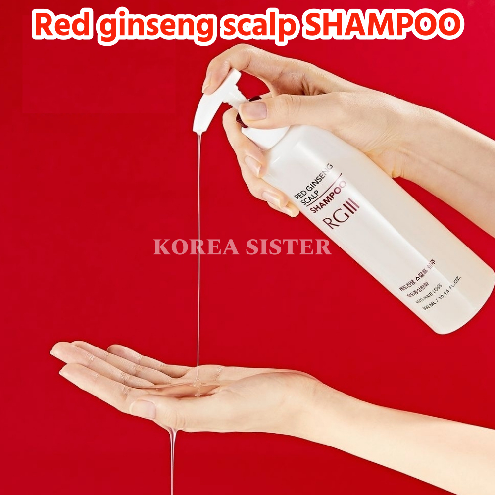 RG3 red ginseng scalp anti hair loss shampoo 300ml | Shopee Malaysia