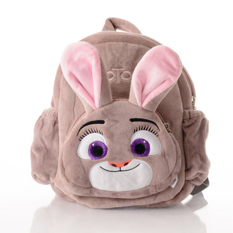 Cute Disney Zootopia Judy Kids Backpack Soft School Bag Rabbit Korean ...