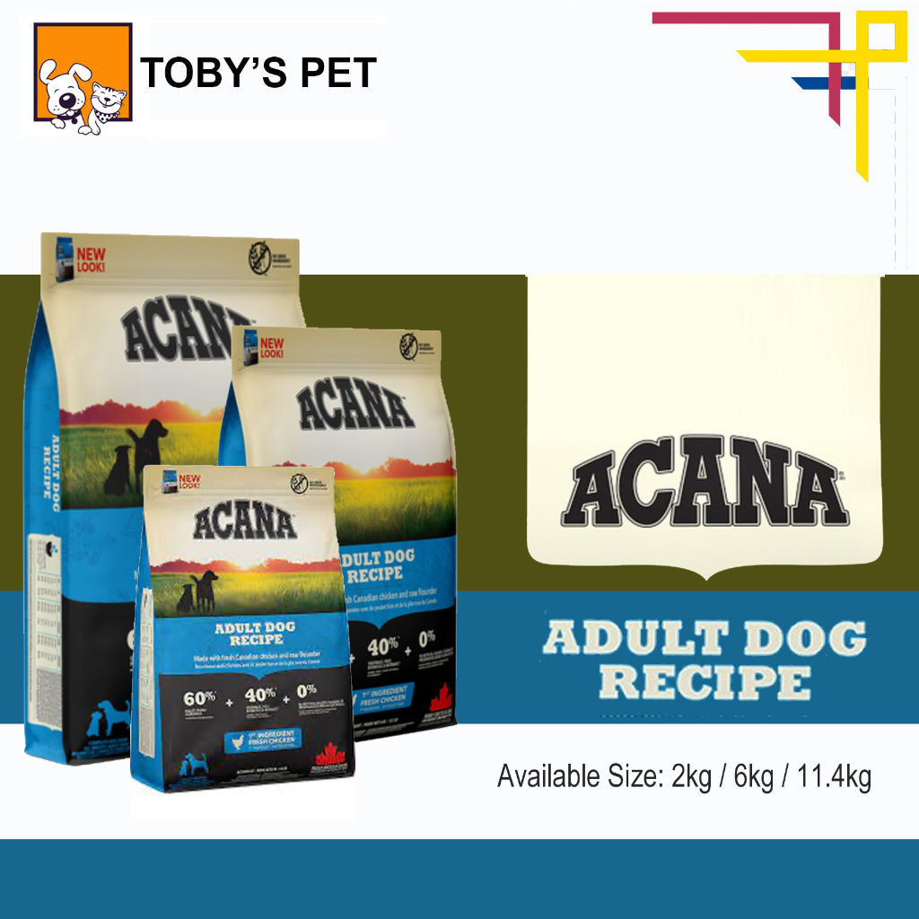 Acana Adult Dog 2kg / 6kg / 11.4kg ] | Shopee Malaysia