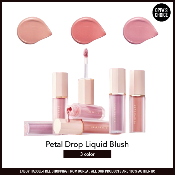DEAR DAHLIA Petal Drop Liquid Blush 4g | Shopee Malaysia