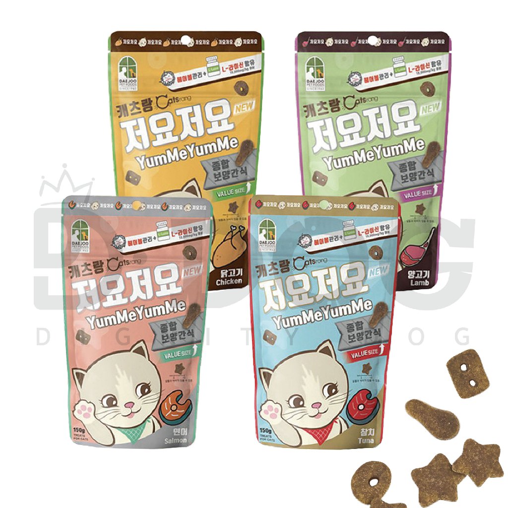 CATS RANG 】 저요저요 60g YumMe YumMe Cat Treats Pets MINI Crunchy Snack ...