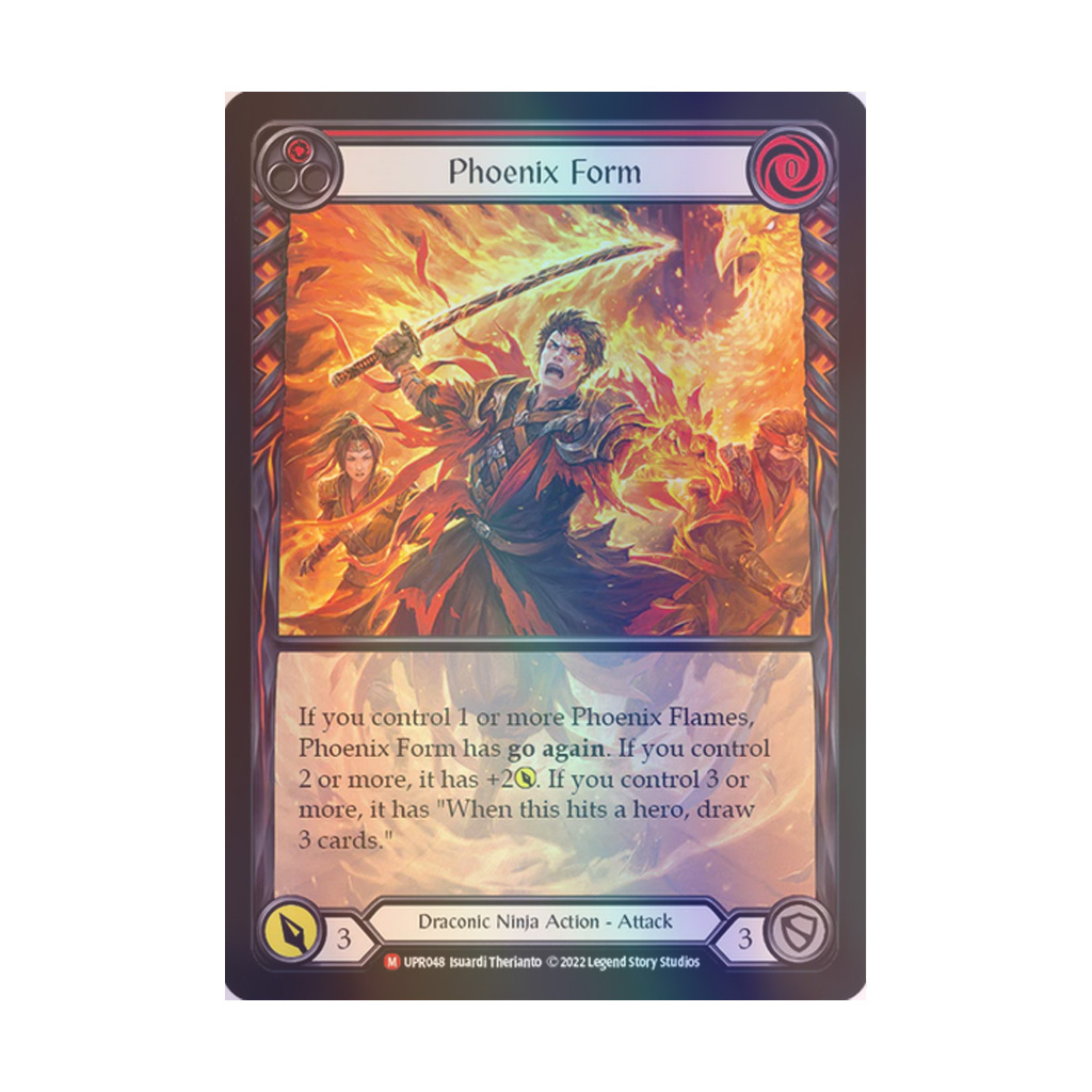 Flesh and Blood - Phoenix Form (Extended Art) Card (Uprising) | Shopee ...
