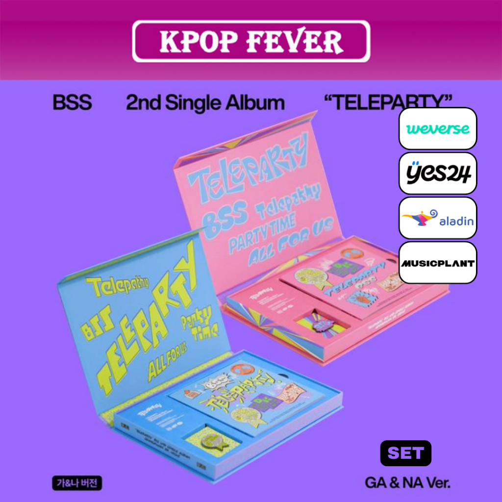 BSS - [ TELEPARTY ] SINGLE ALBUM / PHOTOBOOK ver. SET (GA + NA VER ...