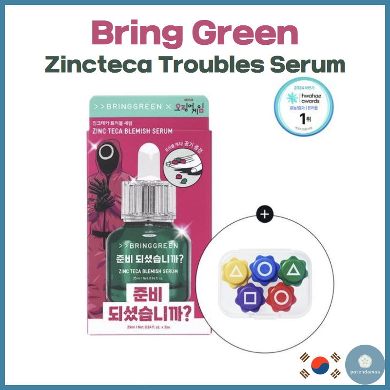 [Bring Green] Zink Tekka Trouble Serum 25mL Refill Plan (+25mL + Squid ...
