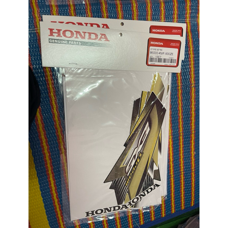 STIKER EX5 DREAM ORIGINAL NO 15 BLACK | Shopee Malaysia