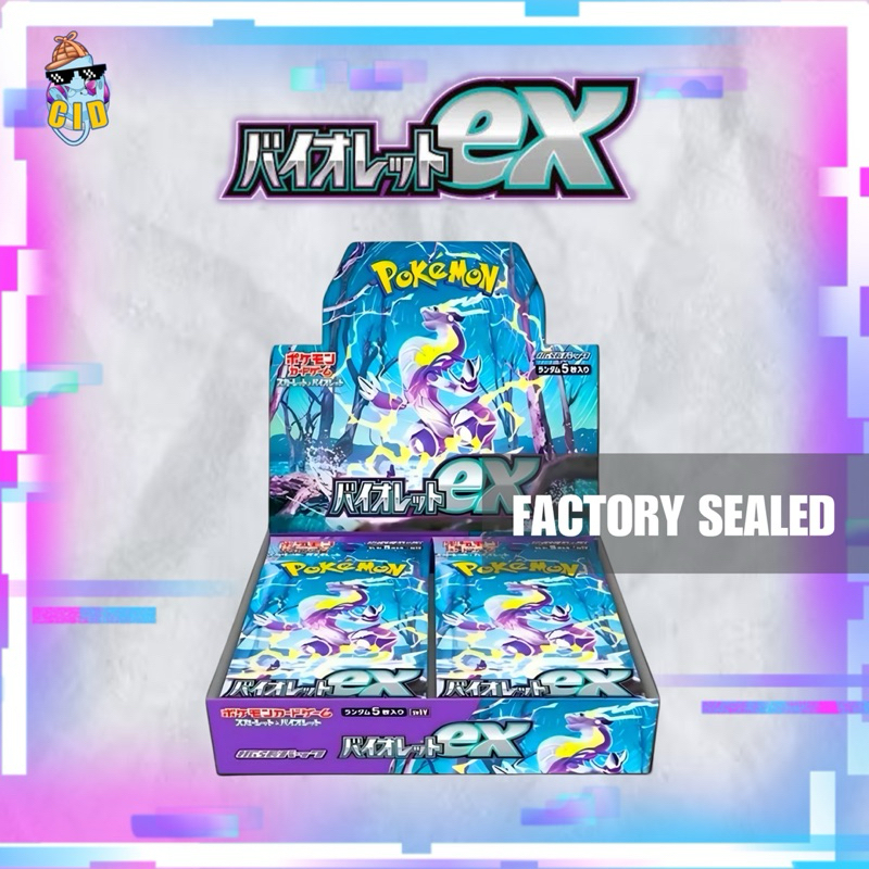 Pokemon SV1V Violet ex Booster Box Japanese w SHRINK | Shopee Malaysia