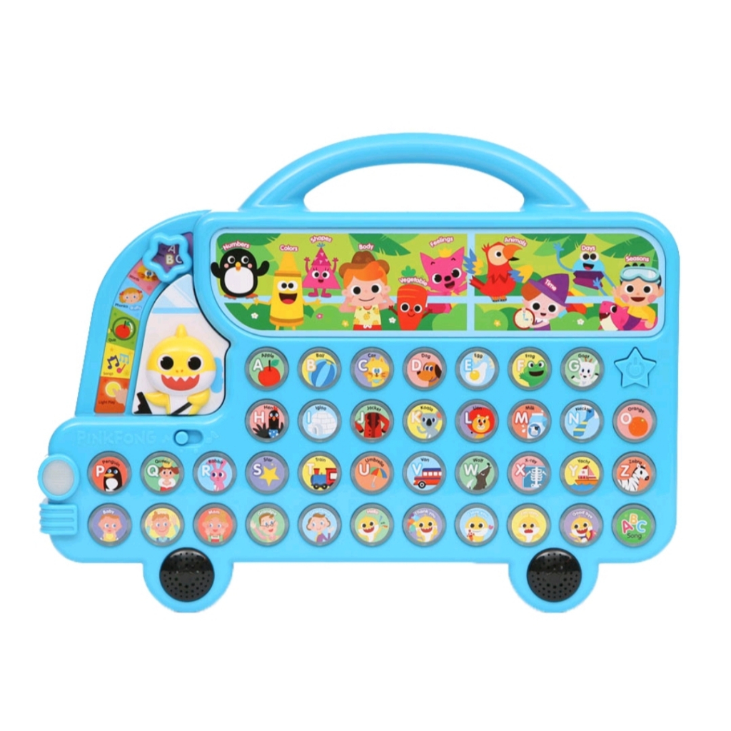 Pinkfong Baby Shark Alphabet Bus, Children's song, Sound Book | Shopee ...