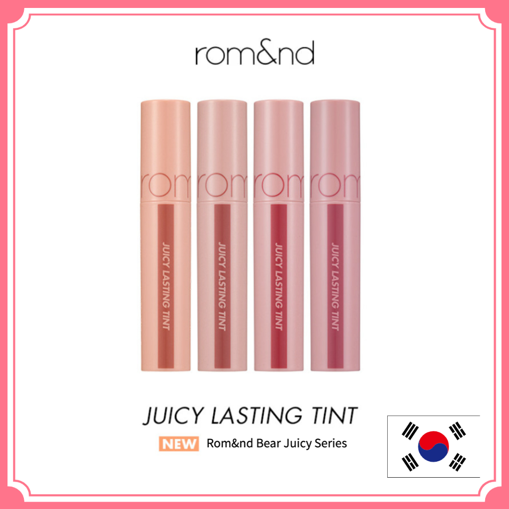 [ROM&ND] New Juicy Lasting Tint (22 Pomelo Skin, 23 Nucadamia, 24 ...
