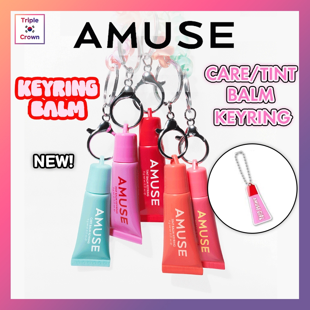 【AMUSE】 CARE / TINT BALM KEYRING 5 COLOR (6g) | Shopee Malaysia