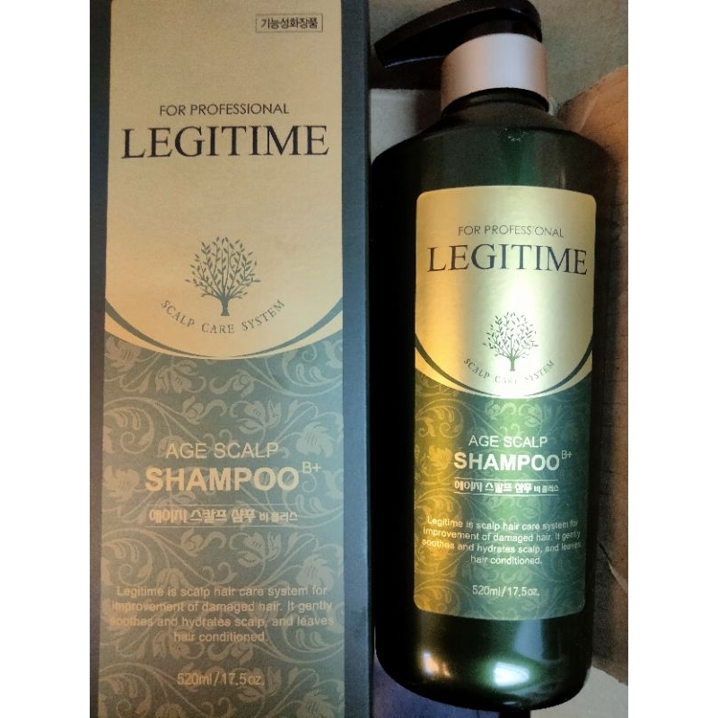 legitime age scalp shampoo(520ml) | Shopee Malaysia