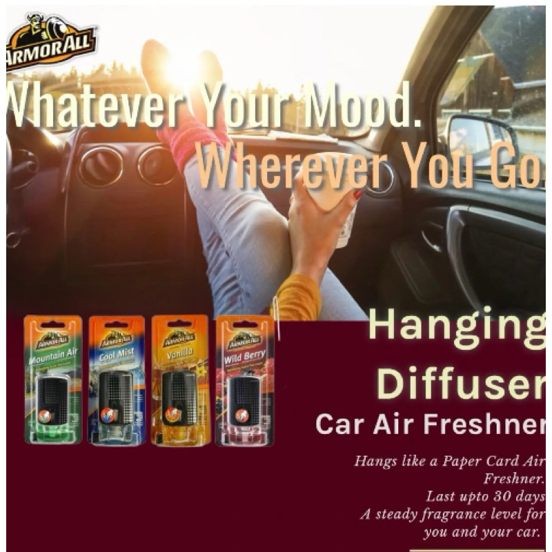ArmorAll Air Freshener Scented Vent Clip (7ml) Car Perfume for Proton ...