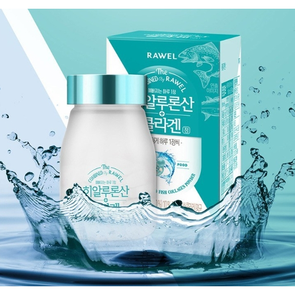 RAWEL, Hyaluronic Acid Collagen, K-beauty supplement, skin hydration ...