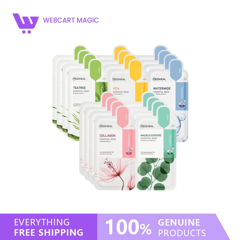 MEDIHEAL Watermide/Collagen/Madecassoside/Tea tree/Vita/Placenta ...