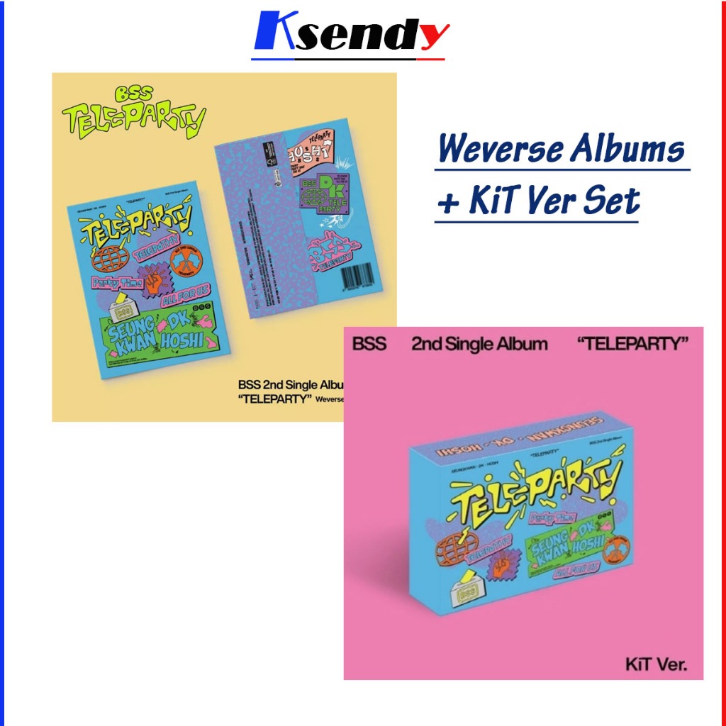 BSS (SEVENTEEN) TELEPARTY 2nd Single Album Weverse Albums Ver+ KiT Ver ...