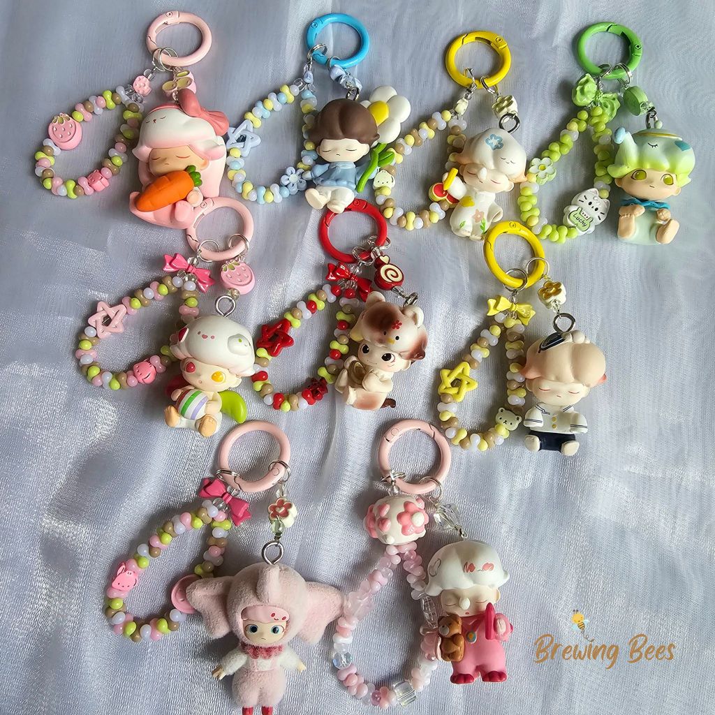 Popmart Mini Dimoo Series Keychains for bags, phones, keys etc ...