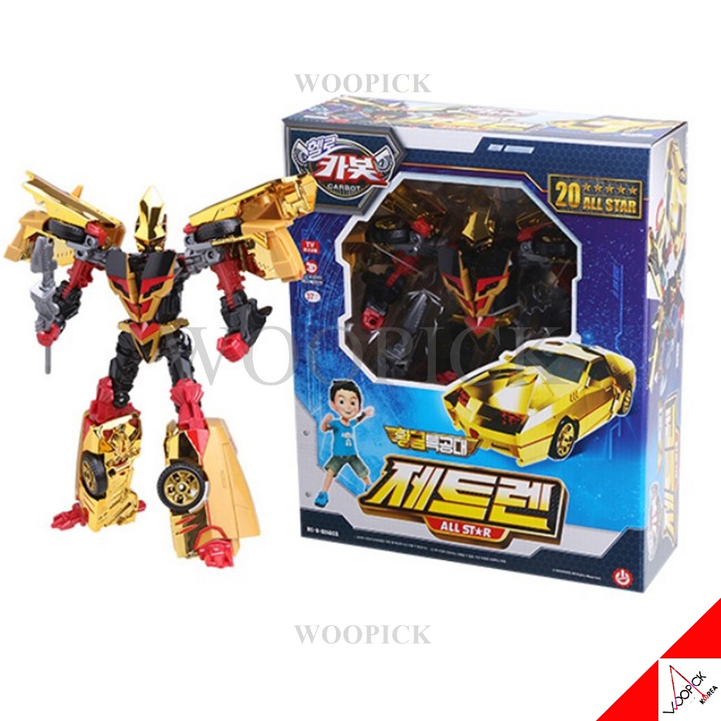 Hello Carbot ALL-STAR JETREN Zetren Transformer Robot Car Action Figure ...