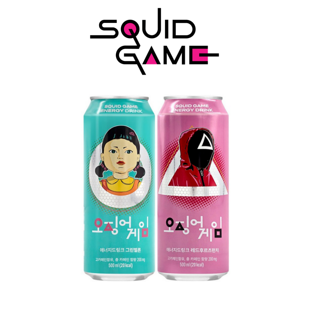GS25 Squid Game X Netflix Energy Drink 500ml – Fruit Punch / Green ...
