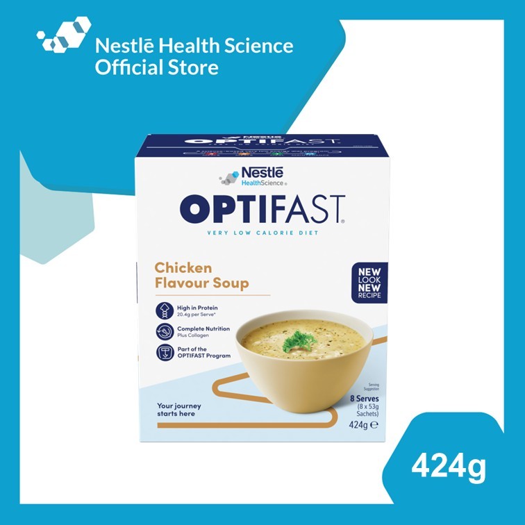 Nestle OPTIFAST VLCD SOUP Chicken (8x53g) | Shopee Malaysia