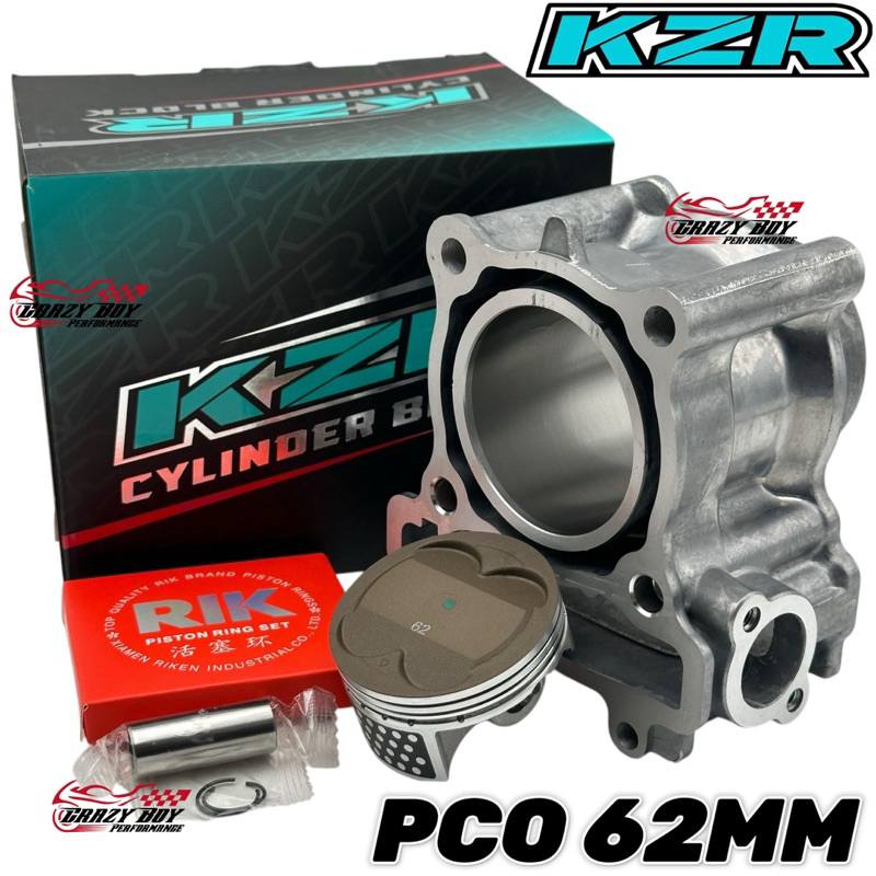 KZR BLOCK PCO 62MM 63MM Y15ZR LC135 FZ150 BLOK ALOI RACING BLOCK STD ...