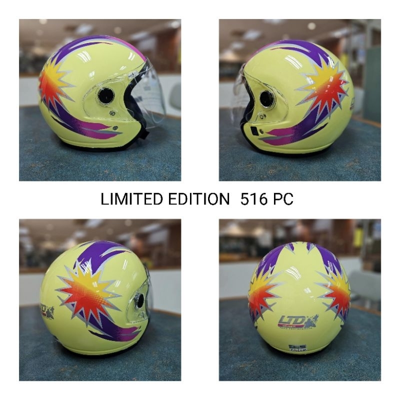 LIMITED EDITION - HELMET LTD BINTANG YELLOW KUNING | Shopee Malaysia
