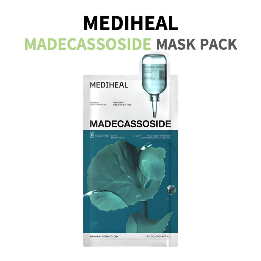 MEDIHEAL Madecassoside Repair Mask Pack | Hydrating & Soothing Sheet ...