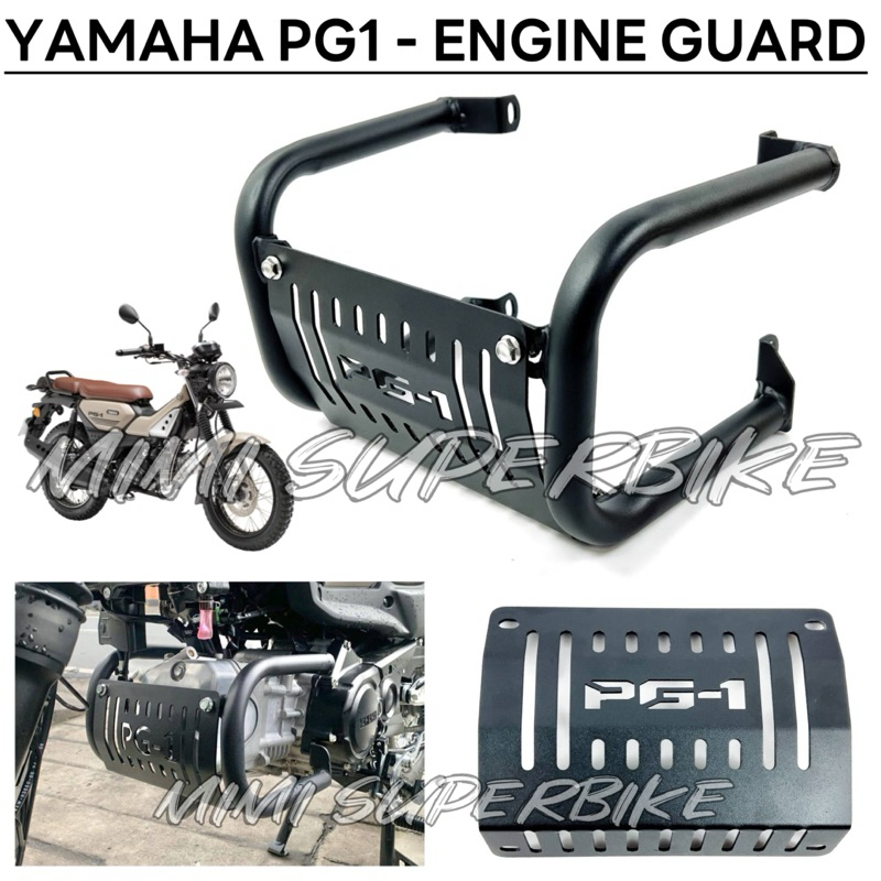 YAMAHA PG1 PG-1 ENGINE GUARD HEAVY DUTY PROTECTOR PROTECTION FRONT ...