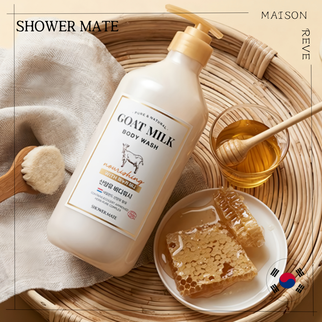 SHOWER MATE Goat Milk Body Wash Manuka Honey Scent 800ml | Shopee Malaysia