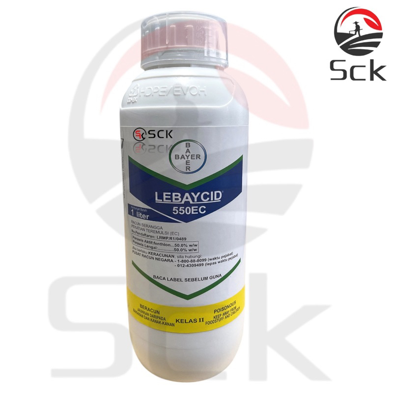 RACUN SERANGGA LEBAYCID 550EC 1Liter/Fenthion 50%|Racun serangga kesing/Pianggang/Kutu beruang ...