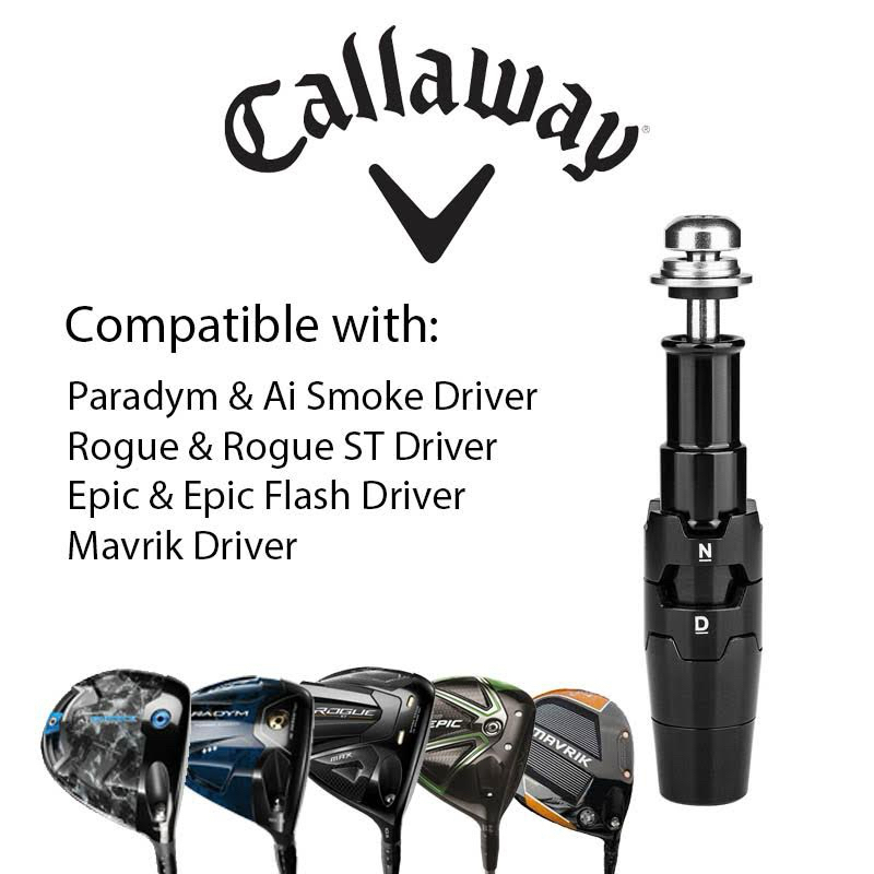 Golf Adapter for Callaway Eylte Paradym Ai Smoke Rogue Epic Mavrik ...