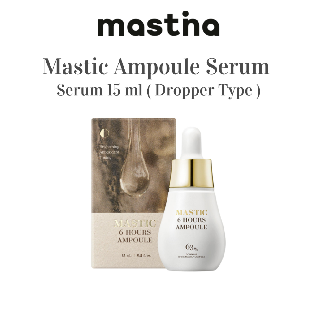 MASTINA Mastic Ampoule Serum 15ML Spoid Type ( Dropper ) Even Skin Tone ...