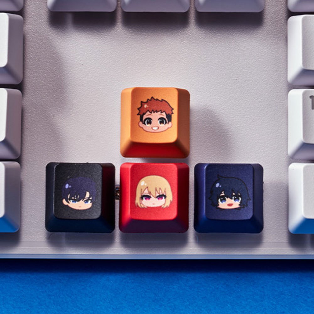 SOLO LEVELING character key cap set keyboard decoration with tin case ...