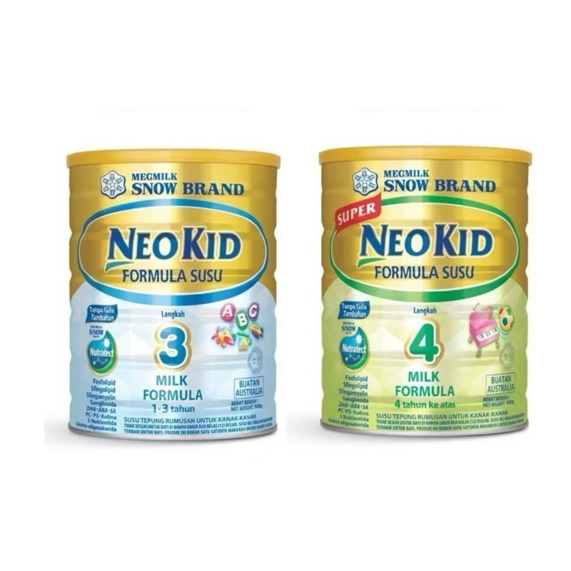 Snow Neo Kid Step 3 step 4 Growing-Up Milk Formula 900g | Shopee Malaysia